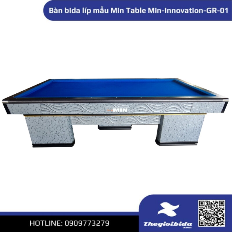 Bàn bida líp mẫu Min Table Min 2022 (Đen)