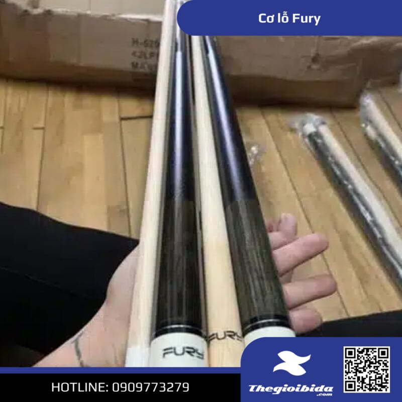 Fury yt cue - Cơ xịn, công nghệ HT2E ưu việt, tay cầm cuốn chỉ
