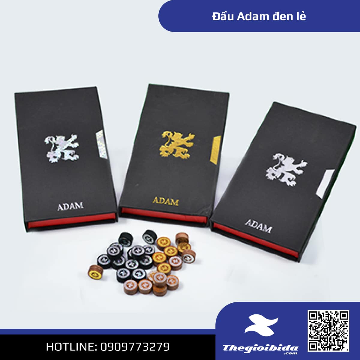 Đầu cơ Bida Adam đen lẻ | Thương hiệu Adam từ Mỹ