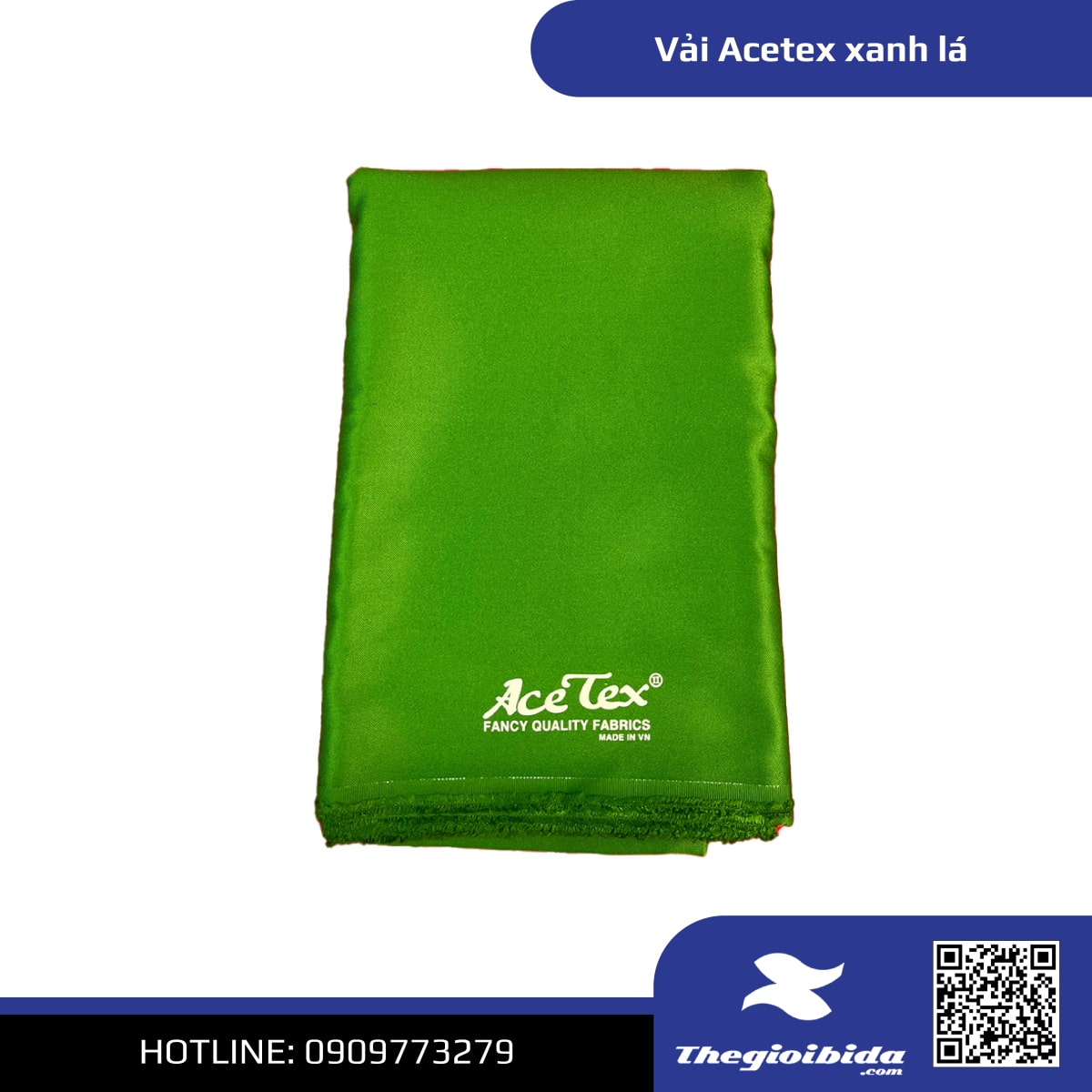 Vải Bida Acetex xanh lá | Vải lắp bàn Billiards xanh lá