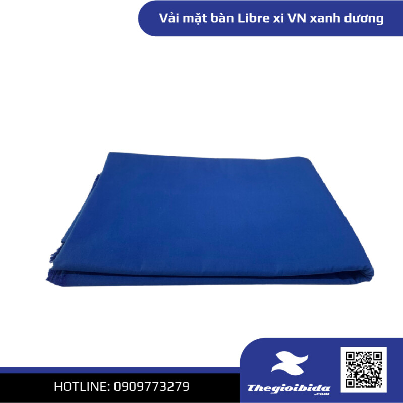 Vải mặt bàn Líp/Libre xi VN xanh dương | Thương hiệu Việt 1.5m