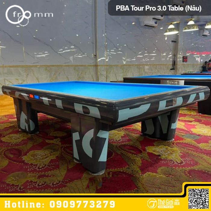 Bàn bida 3C PBA Tour Pro 3.0 Table (Nâu) - Cung Cấp Bàn Bida (Bi-a)