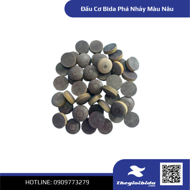 Đầu tẩy cơ bida phá nhảy màu nâu | Sản phẩm cao cấp