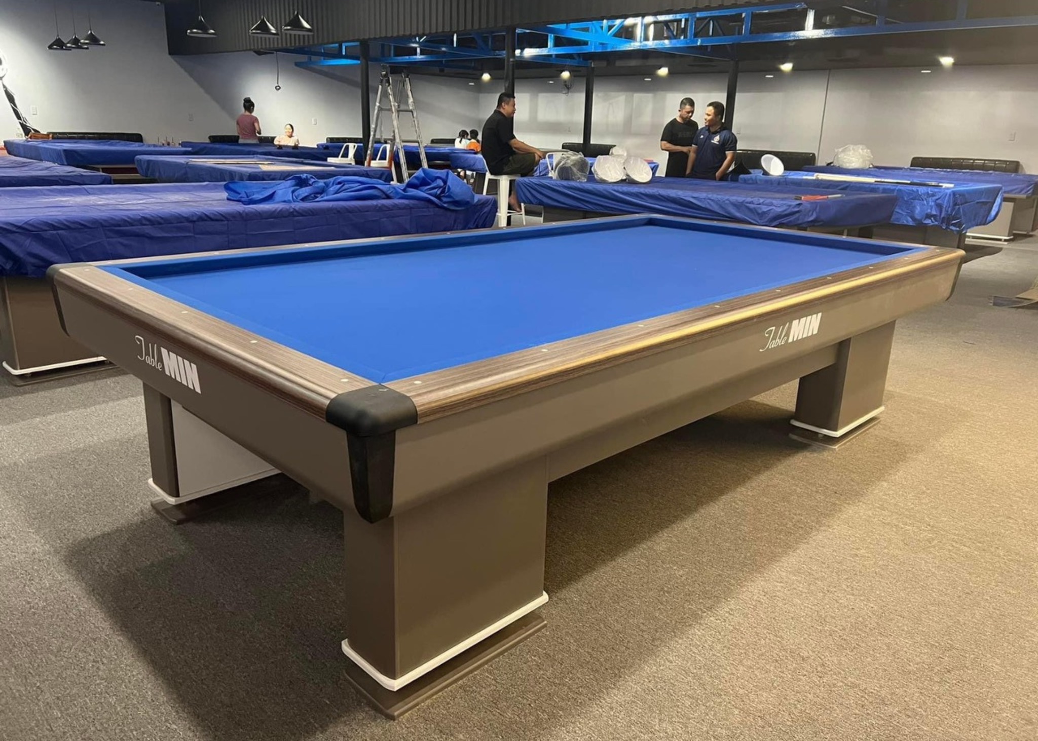 Bàn bida líp mẫu Min Table Min 2022 (Nâu) | Mẫu bàn Bida Libre