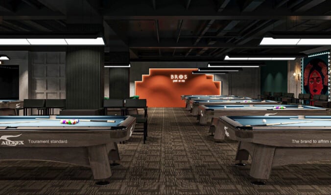 Trải nghiệm bàn bida trong không gian quán club, tại sao không?
