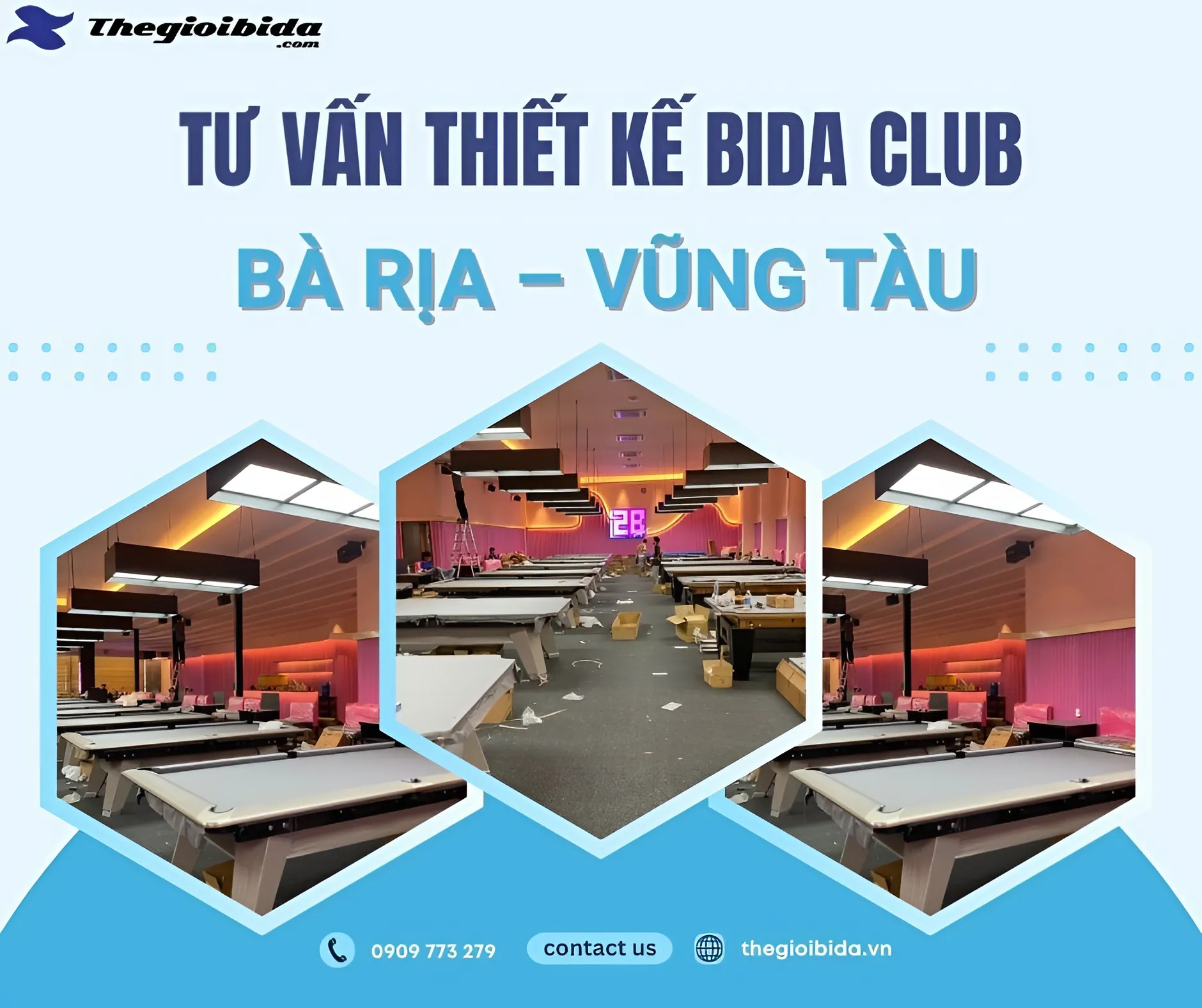 Tư vấn thiết kế bida club tại Bà Rịa – Vũng Tàu