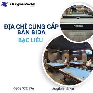 Địa chỉ cung cấp bàn bida uy tín tại Bạc Liêu